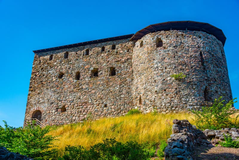 Raseborg Castle Ruins in Finland Stock Photo - Image of raasepori ...