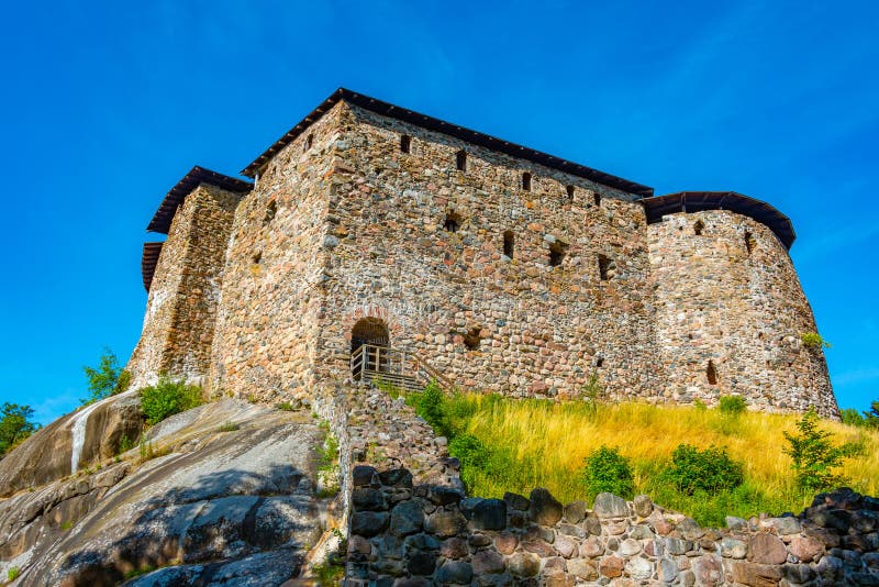 Raseborg Castle Ruins in Finland Stock Image - Image of stonework ...
