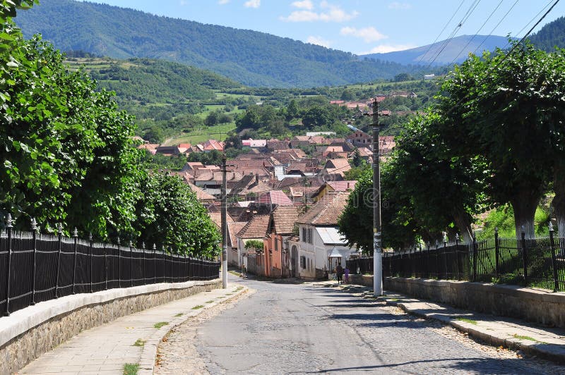 Rasinari village stock image. Image of front, fence, county - 21503041