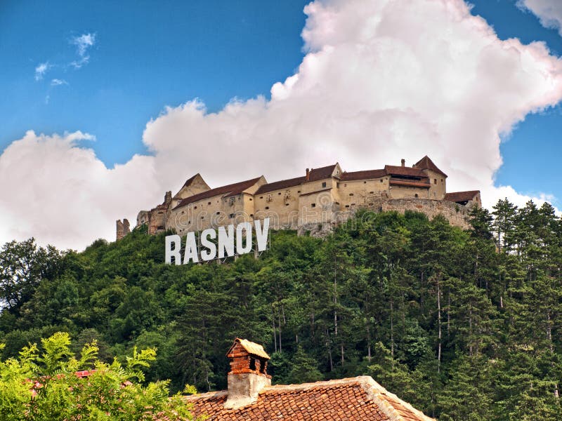 Rasnov Fortress View from City Stock Photo - Image of culture, mountain ...