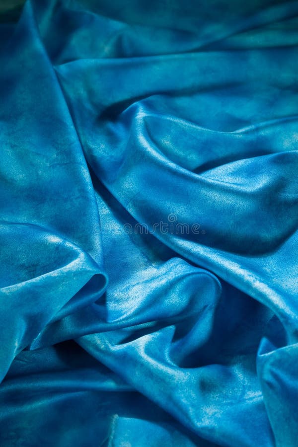 Raso blu elegante e molle immagine stock. Immagine di copre - 14791751