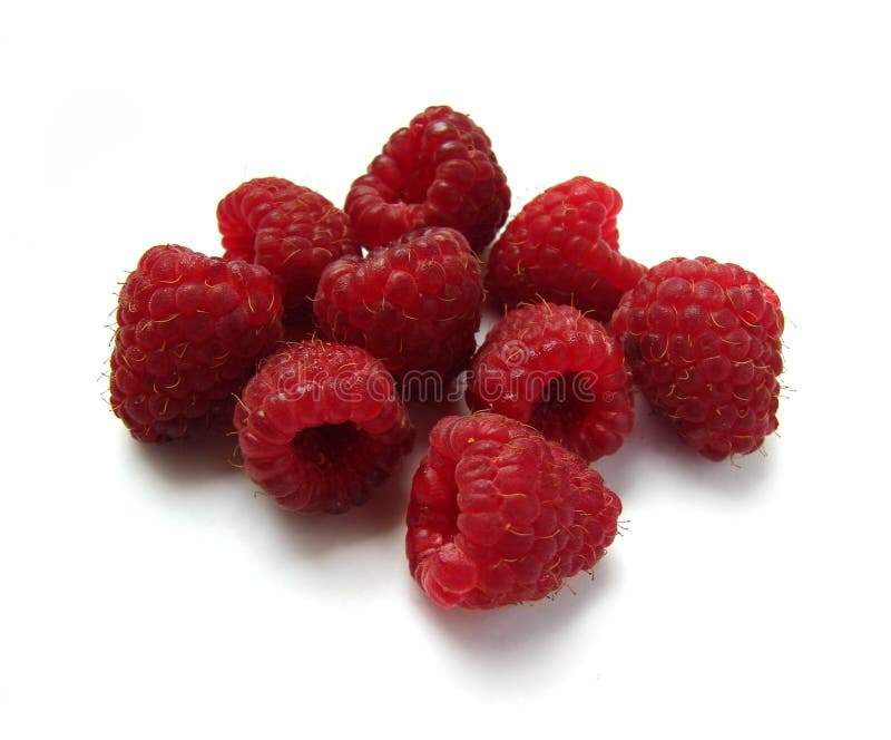 Raspberries stock photo. Image of delicious, macro, nine - 16040976