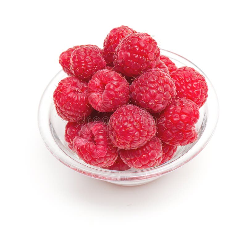 Raspberries in a bowl stock image. Image of fresh, food - 24059389