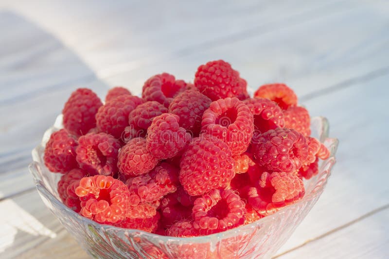 Raspberries in glass stock photo. Image of delicious - 20425258