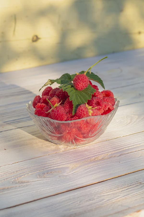 Raspberries in glass stock photo. Image of delicious - 20425258