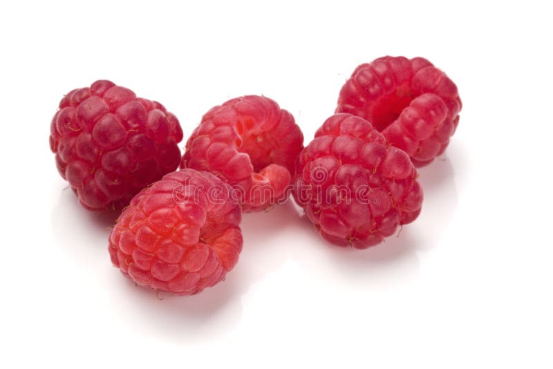 Raspberries isolated stock image. Image of white, food - 9004321