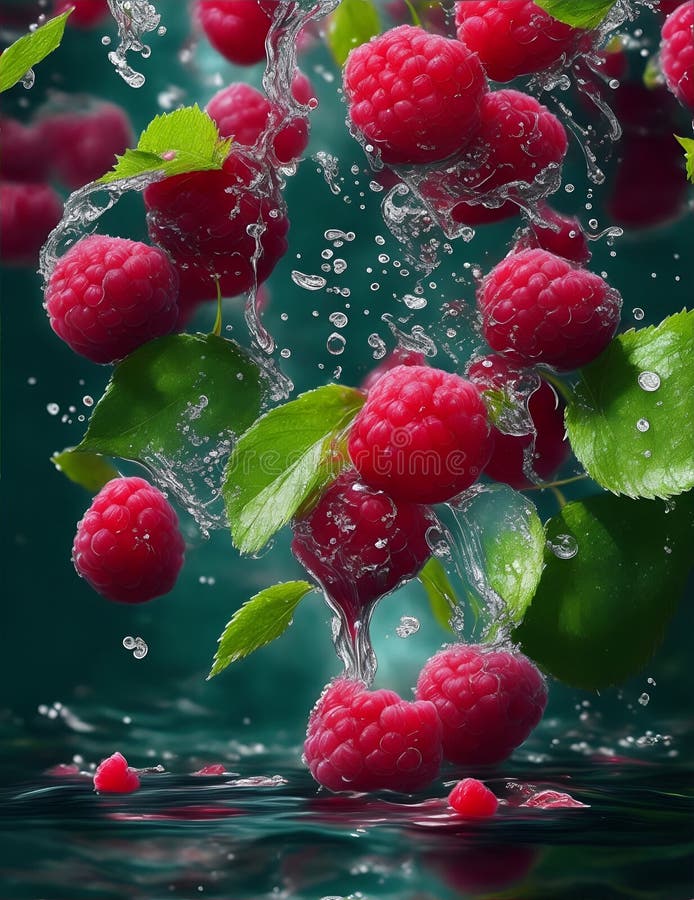 Falling Raspberries Stock Illustrations – 369 Falling Raspberries Stock ...