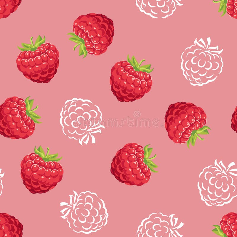 Raspberries Raspberry Texture Background Stock Illustrations – 1,690 ...