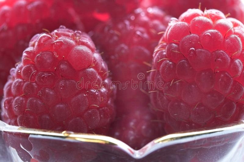 Raspberry Closeup. Isolated on Stock Image - Image of leaf, group: 13200427