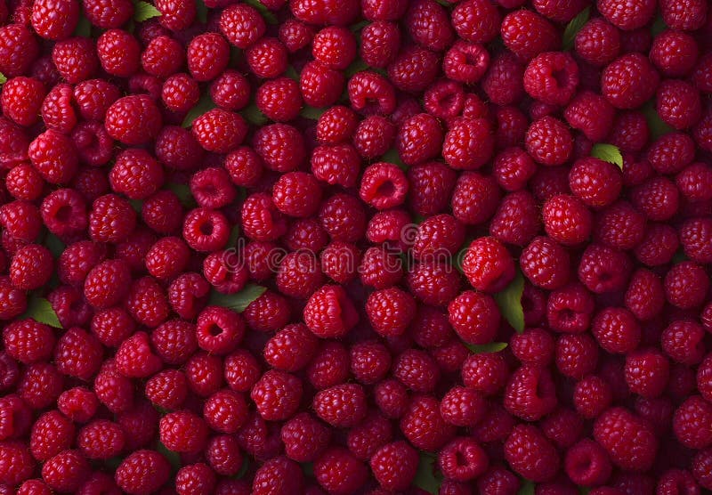 Fresh Raspberry Pattern Background Texture Stock Illustration ...
