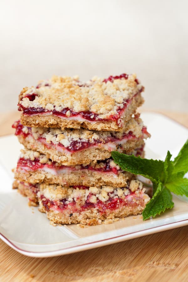 Raspberry bars stock photo. Image of berry, cookies, summer - 25086058