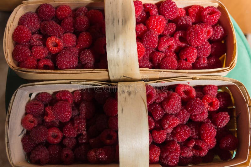 Raspberry in basket stock image. Image of sugary, vitamin - 90891017