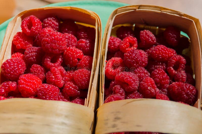 Raspberry in basket stock image. Image of berry, ripe - 90891035
