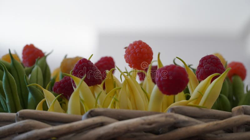 Raspberry beans stock image. Image of freshness, large - 336258603