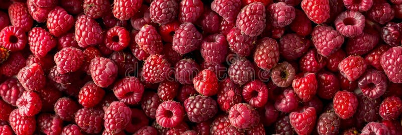 Raspberry Berries Texture Background, Rubus Idaeus Fruits Pattern, Many ...