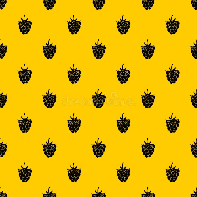 Raspberry or Blackberry Pattern Vector Stock Vector - Illustration of ...