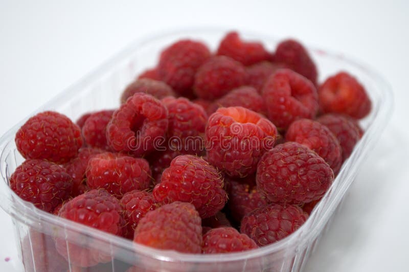 Raspberry in a bowl stock photo. Image of market, isolated - 110799472