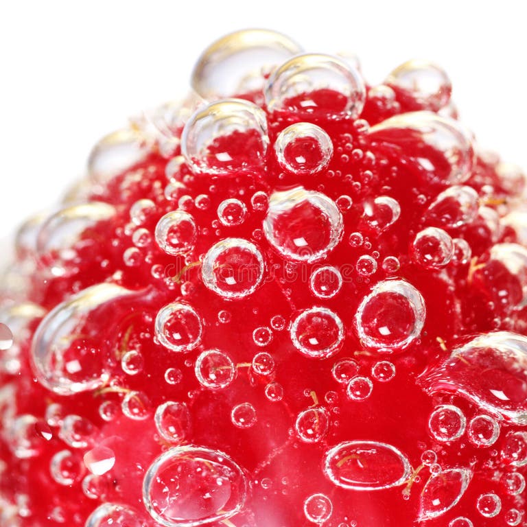 Raspberry bubble stock image. Image of close, raspberry - 13956193