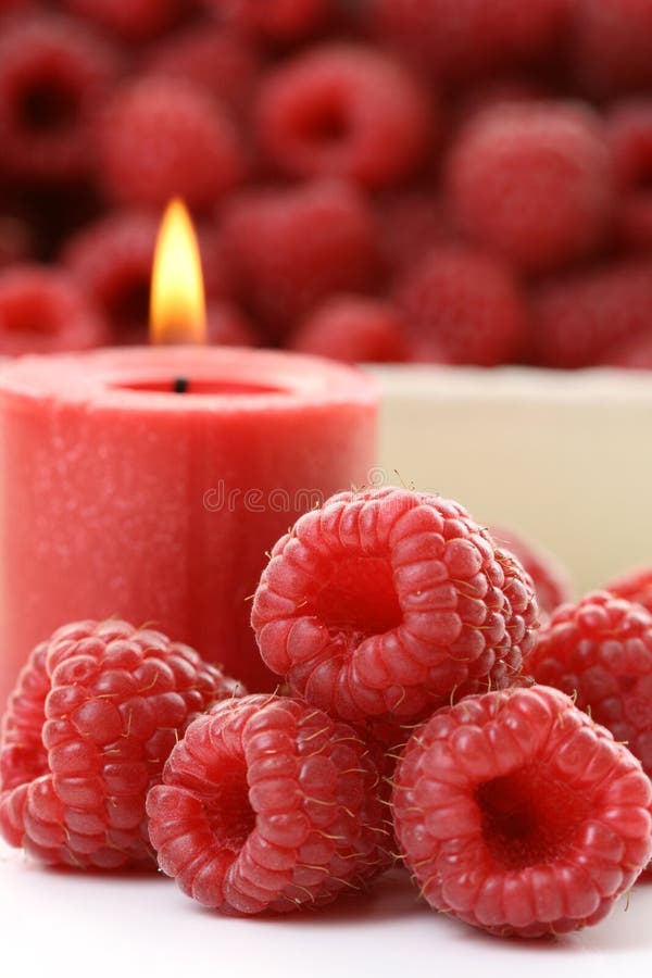 Raspberry candle stock image. Image of fruits, fresh, aroma - 5918029