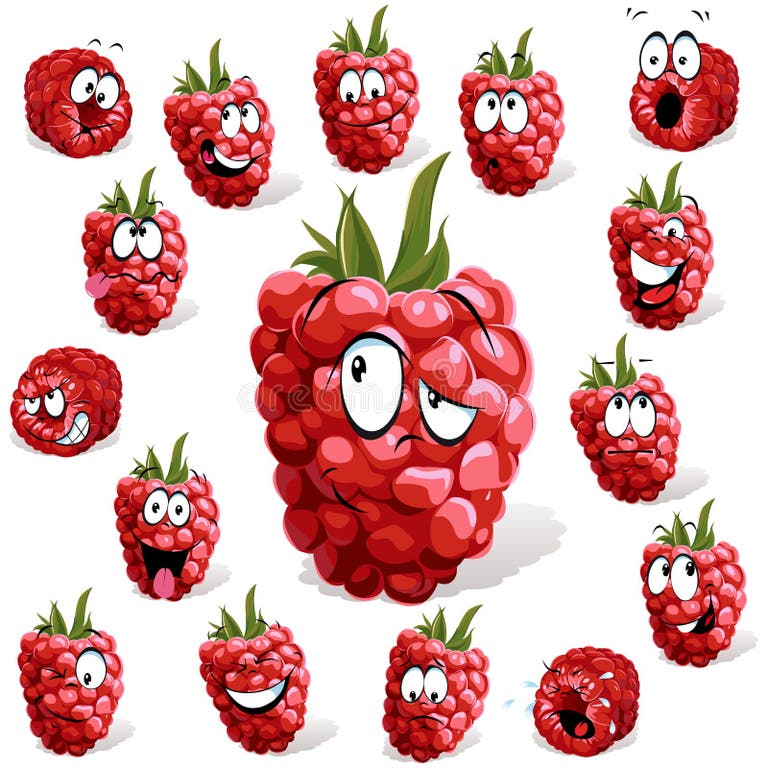 Raspberry Cartoon Stock Illustrations – 18,328 Raspberry Cartoon Stock ...