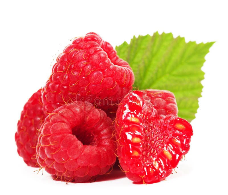 Juicy raspberry stock image. Image of cutout, herbal - 33514269