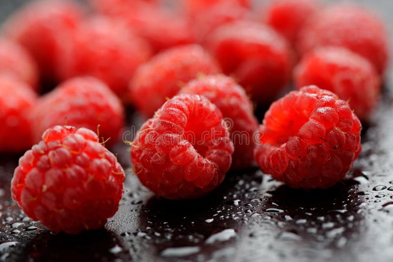 Raspberry stock photo. Image of food, raspberry, horizontal - 34386232