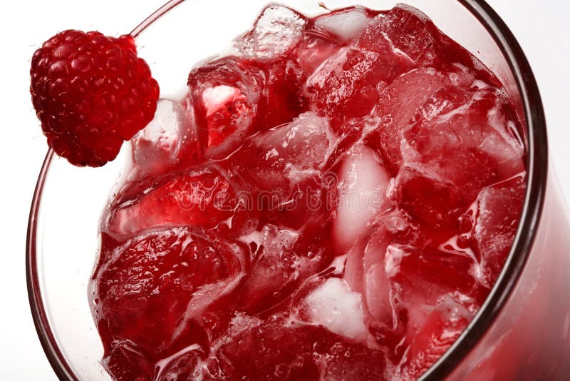 Raspberry cocktail stock photo. Image of berry, white - 13624114