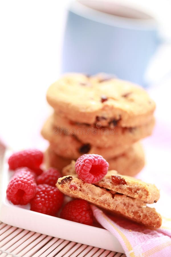 Raspberry cookies stock photo. Image of nutrition, raspberry - 11573912