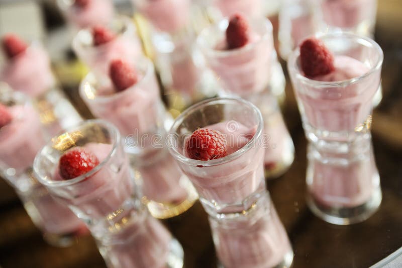 Raspberry cream stock photo. Image of cream, pink, restaurant - 22647724