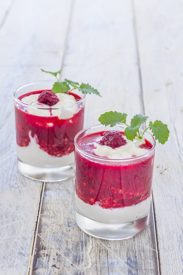 Raspberry Cream stock image. Image of fruit, vegetarian - 41664207