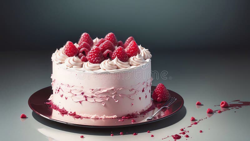 Raspberry Delight a Modern Vector Art Celebration for National ...