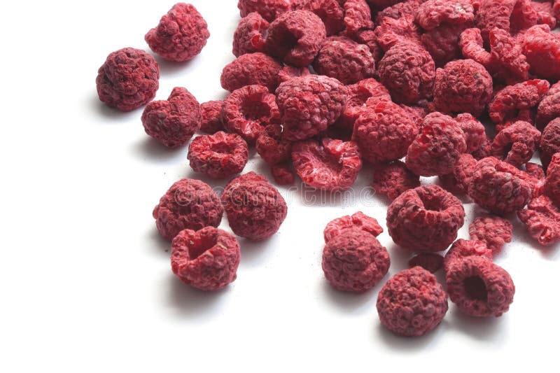 Dried Raspberry Leaves Isolated on White Stock Image - Image of place ...