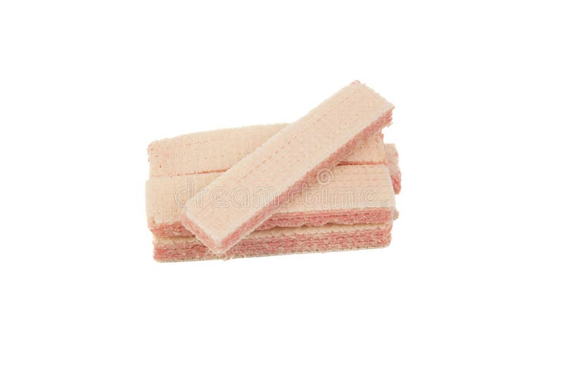 Raspberry Flavored Wafer Biscuits Stock Photo - Image of rustic, crust ...
