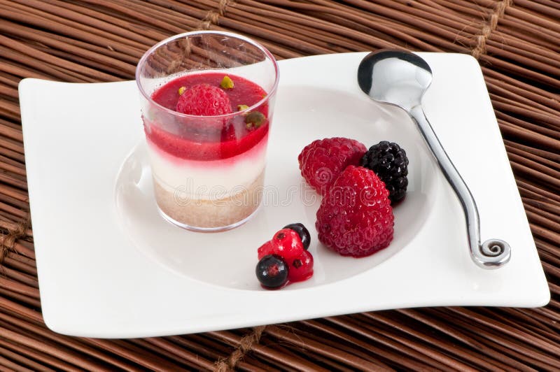 Raspberry French dessert stock image. Image of gastronomy - 8076691