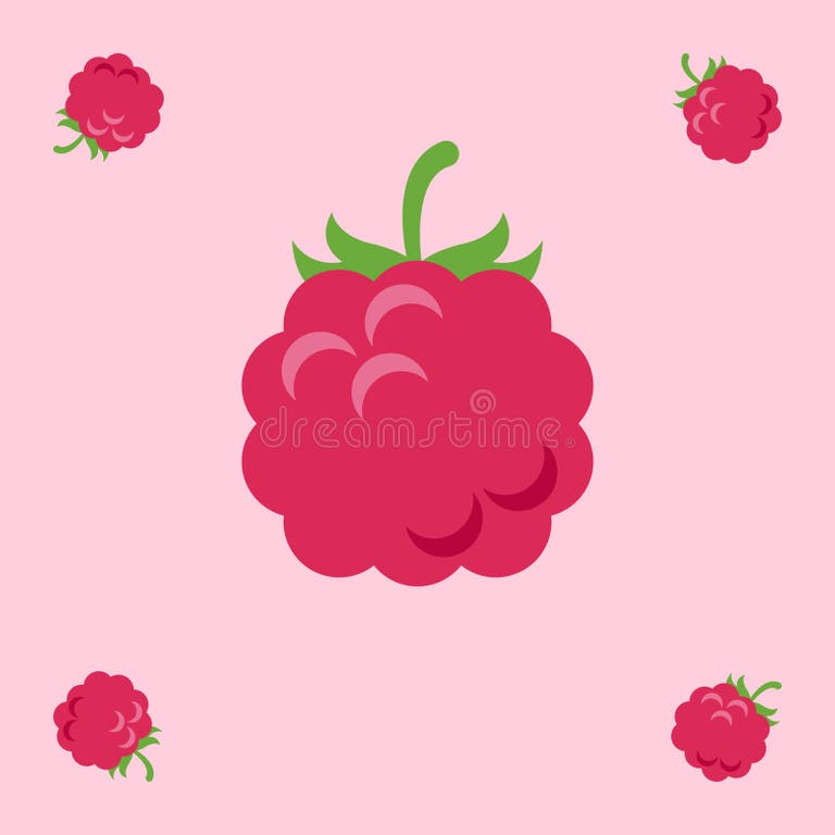 Raspberry Pattern Background Stock Illustrations – 19,969 Raspberry ...