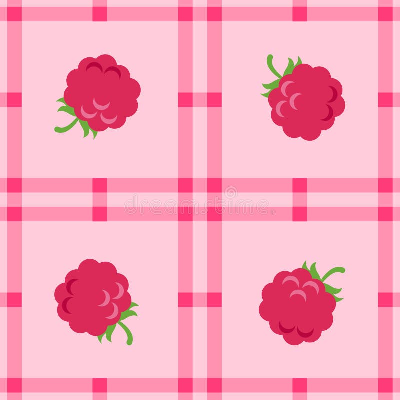 Raspberry Fruit Seamless for Pattern Fabric, Simple Raspberry Fruit ...