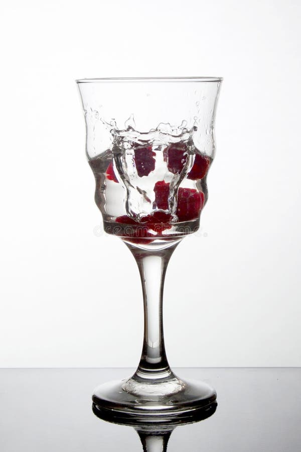 Raspberry in a glass stock photo. Image of liquid, drink - 96217440