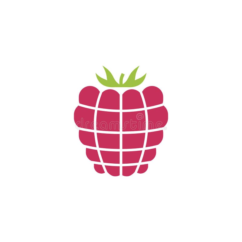 Raspberry Icon, Simple Design, Raspberry Icon Clip Art. Stock Vector ...