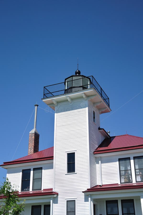 Raspberry Island Lighthouse Stock Photo - Image of summer, island: 23603266