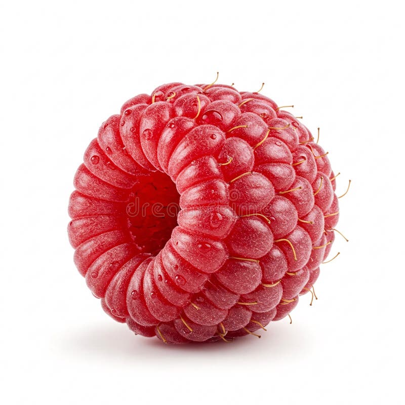 Raspberry Isolated on a White Background Stock Illustration ...