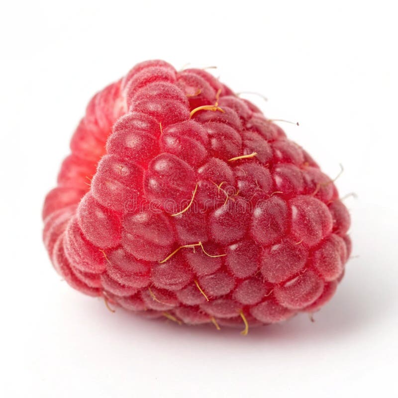 Raspberry Isolated on White Background Stock Illustration ...
