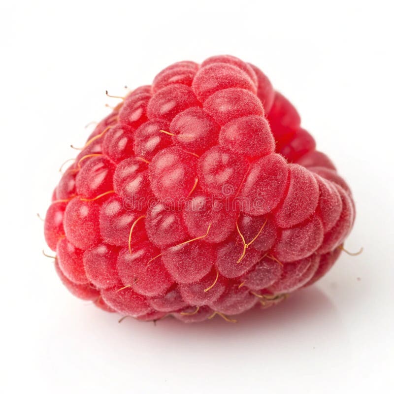 Raspberry Isolated on White Background Stock Illustration ...