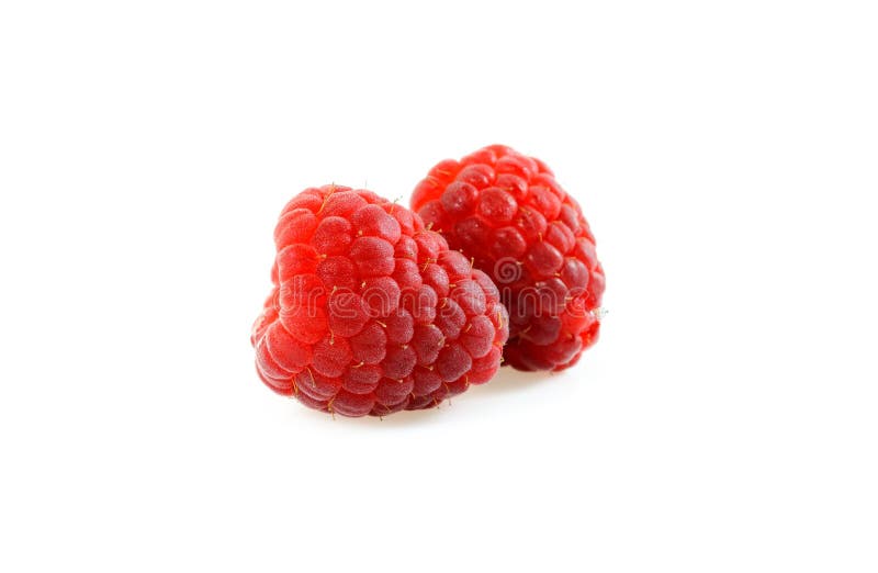 Raspberry Isolated on White Background Stock Image - Image of ripe ...