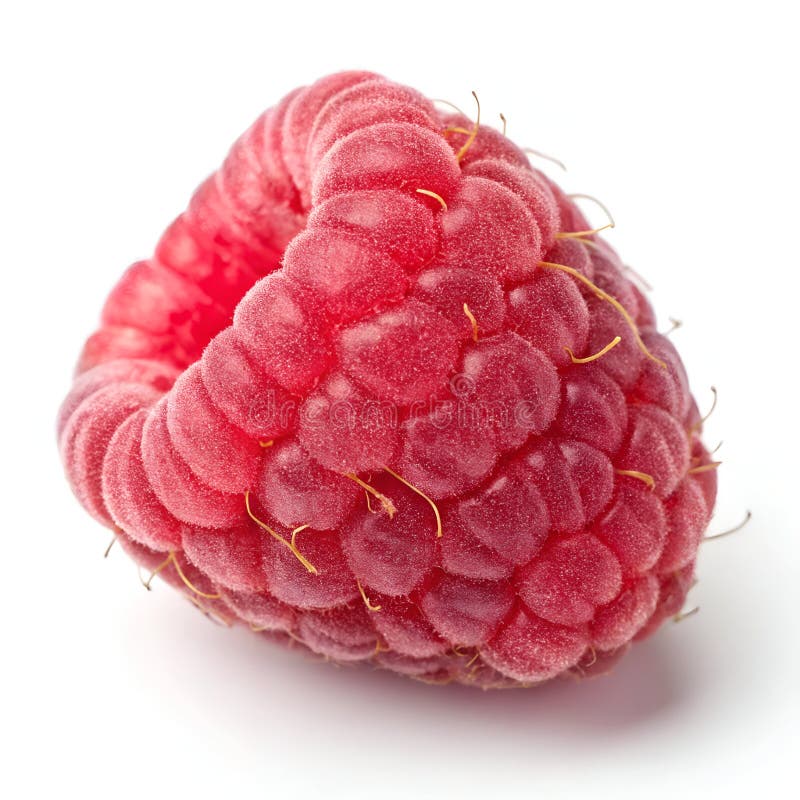 Raspberry Isolated on White Background Stock Illustration ...