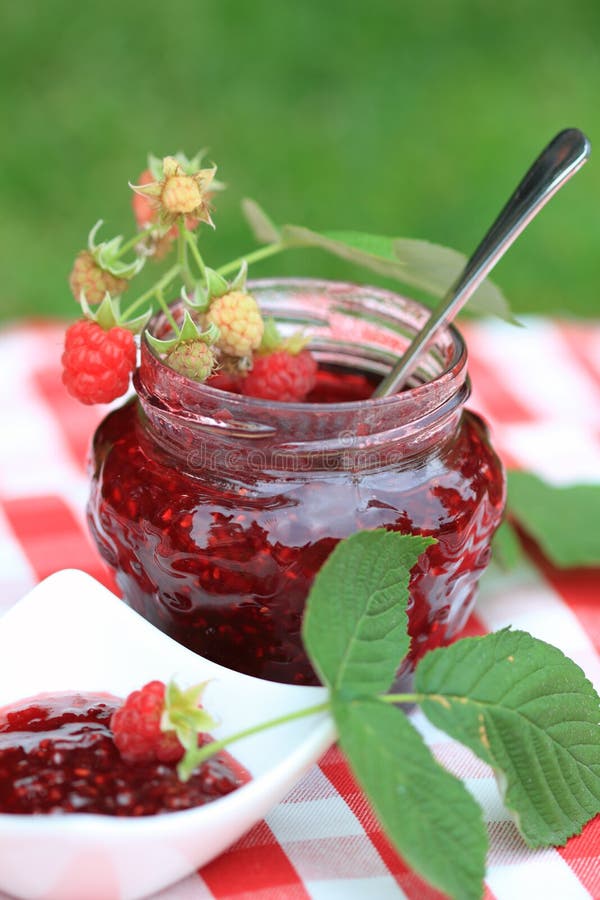 Raspberry jam stock image. Image of sauce, breakfast - 25815185