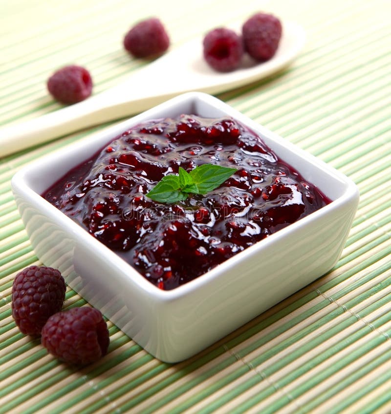 Raspberry jam stock image. Image of fresh, color, sweet - 15808135
