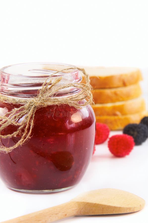 Raspberry jam stock image. Image of ingredient, healthy - 19035985
