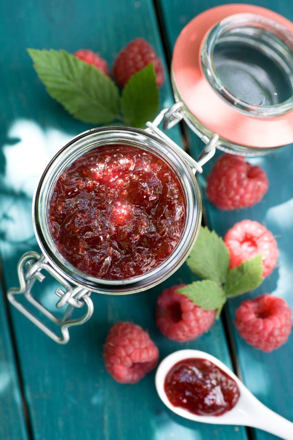 Raspberry jam stock image. Image of sauce, breakfast - 25815185
