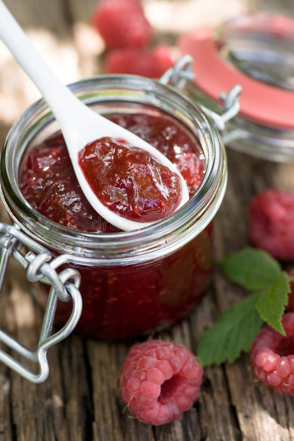 Raspberry jam stock photo. Image of farm, harvest, raspberry - 25544140