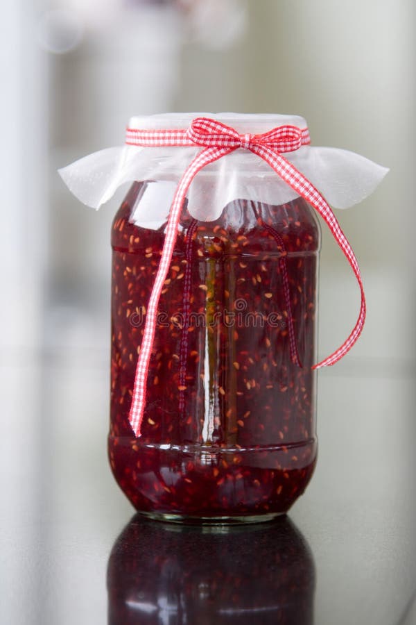 Raspberry jam stock image. Image of preserve, pretty, harvest - 7768389